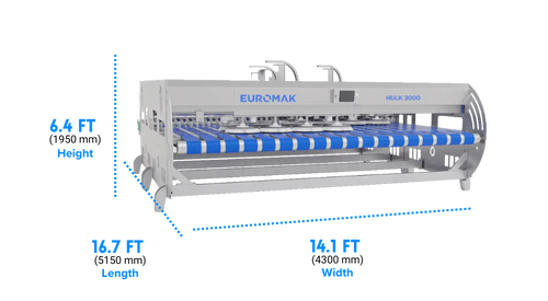 Hulk 3000 10ft Oriental Area Rug Washing Machine – EuromakUSA